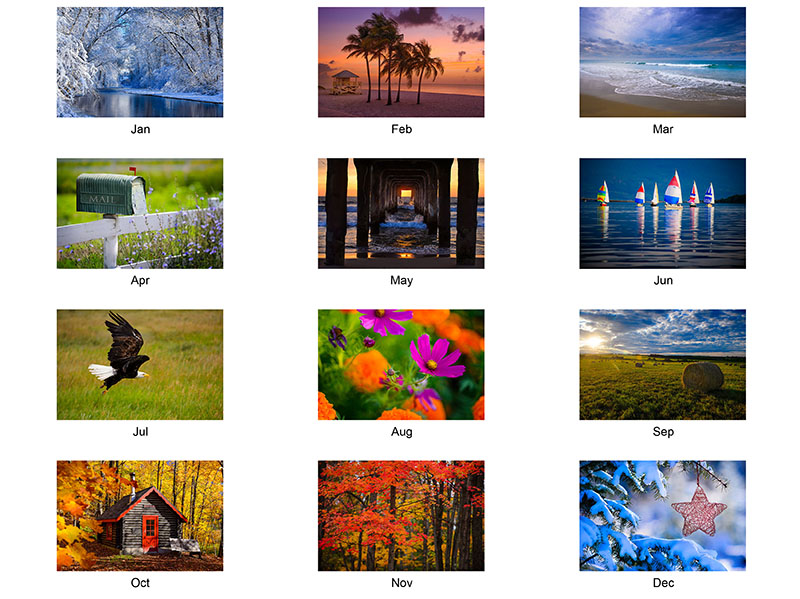 Custom Calendars – Lavish Cards – Fine Art Corporate Greeting Cards