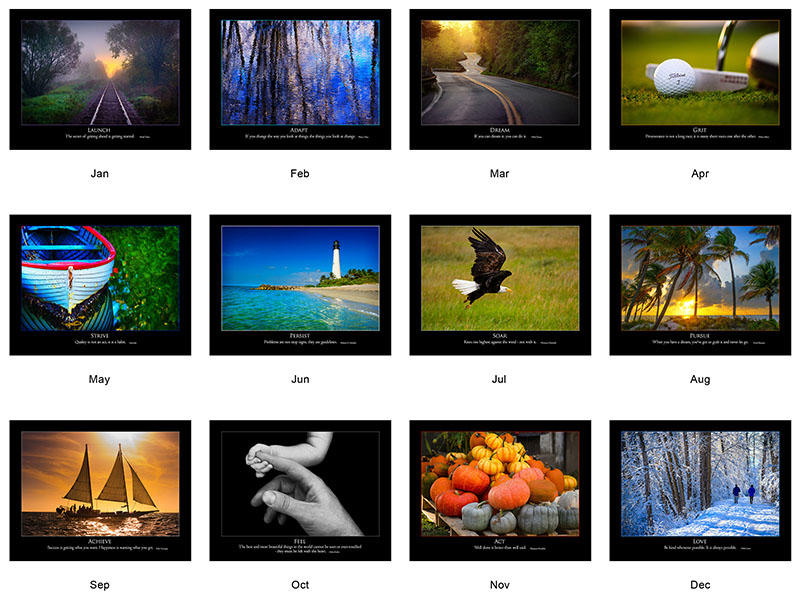 Custom Calendars – Lavish Cards – Fine Art Corporate Greeting Cards